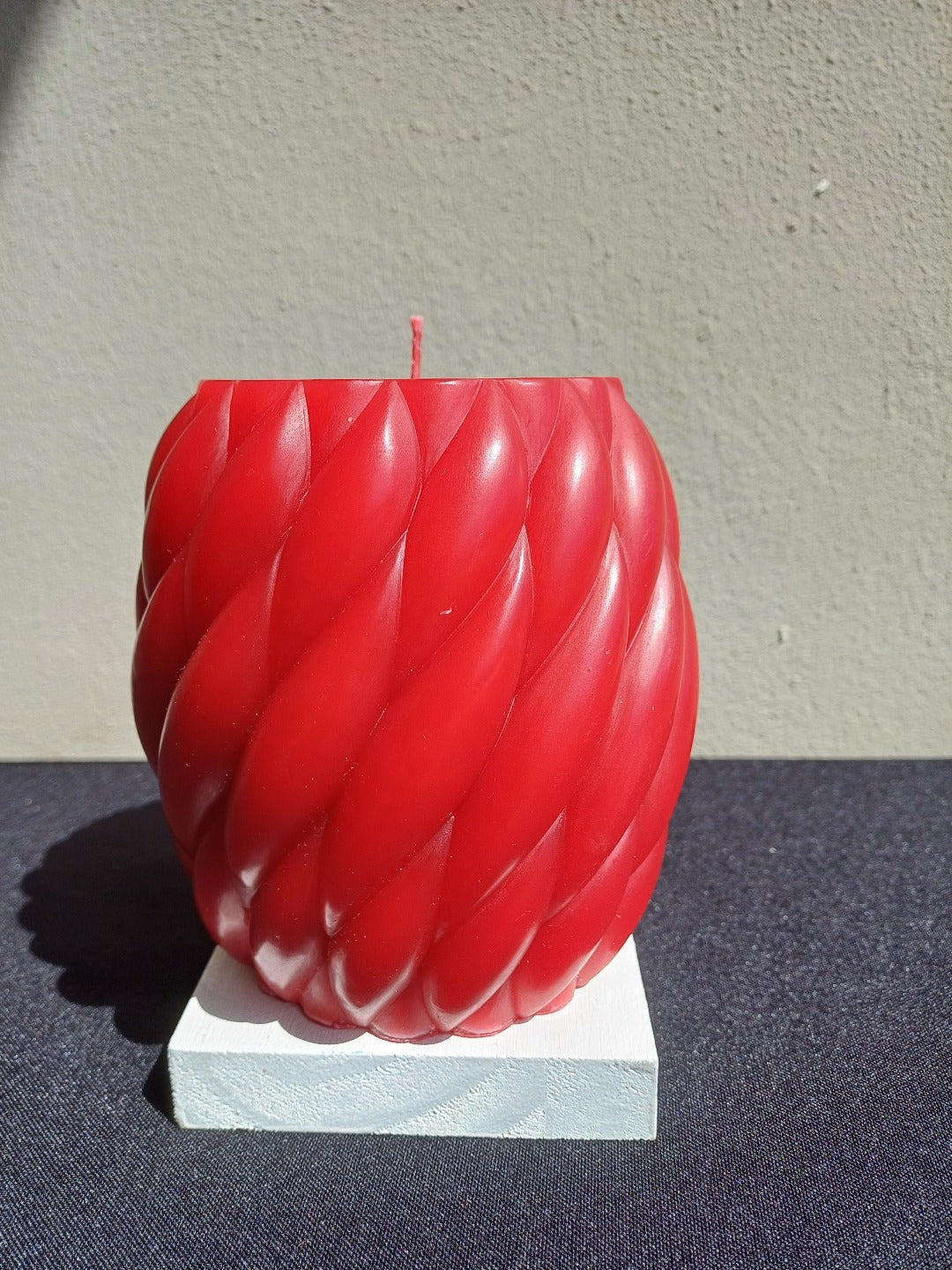 Twirl Raindrop candles- Large – Curious Candle Co.